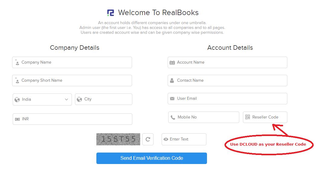 Configure RealBooks | Online Accounting Software India GST